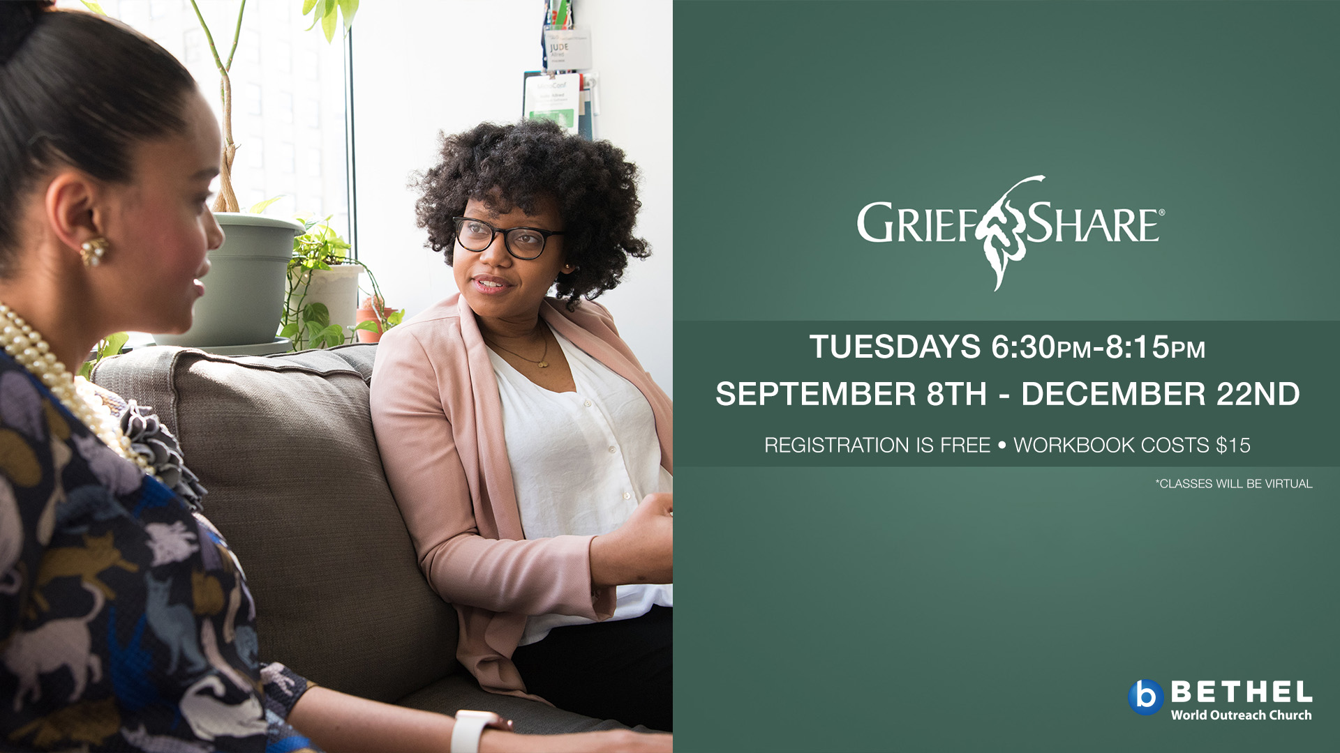 GriefShare - Bethel World Outreach Church